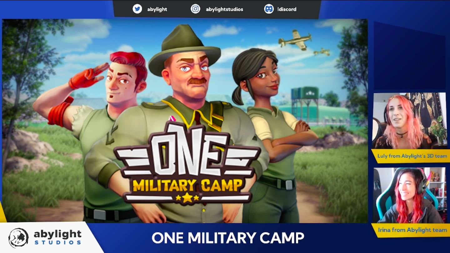 Character game design of One Military Camp | Abylight Barcelona